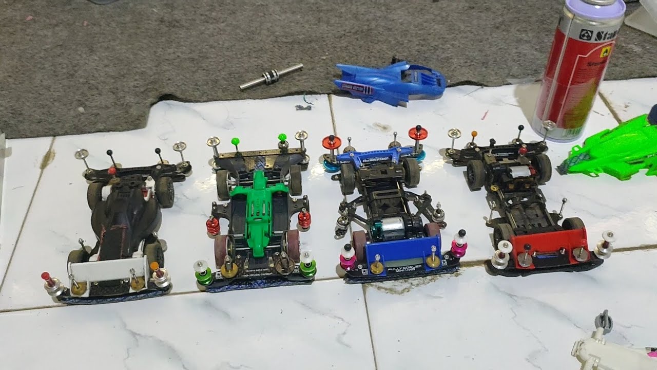 Setting tamiya side damper bmax M4CC untuk Ramadhan Race - YouTube