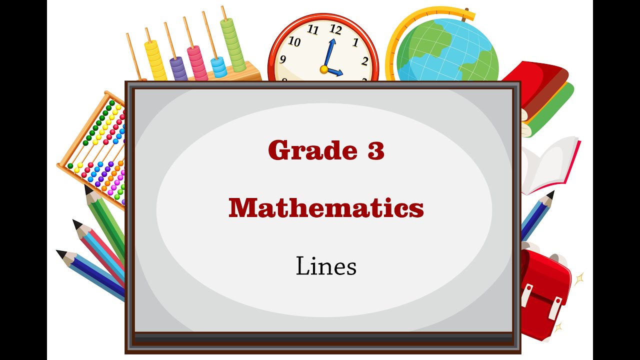 Grade 3 Mathematics Lines - YouTube