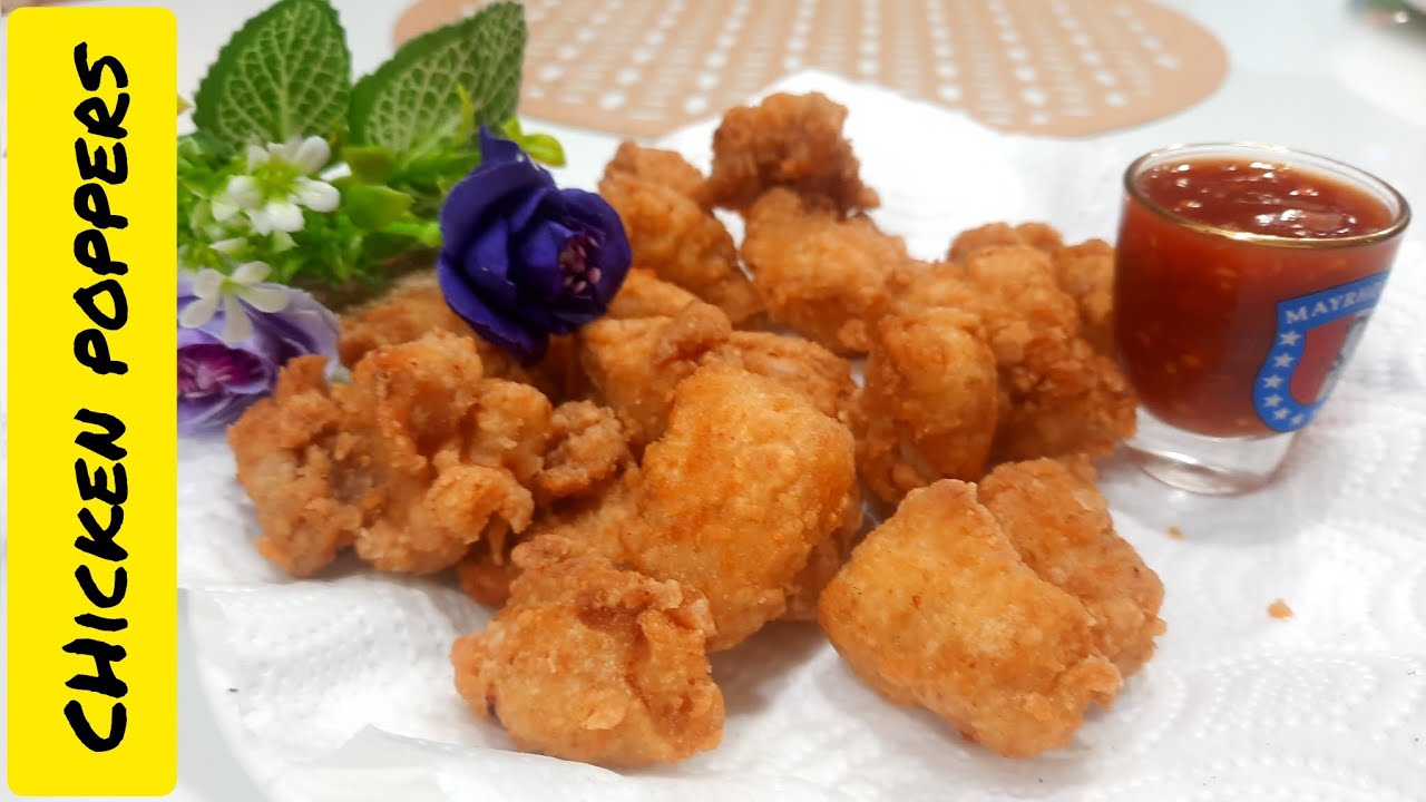 Recipe: Chicken poppers: #chickenpoppers #chickenpops #tenderpops - YouTube