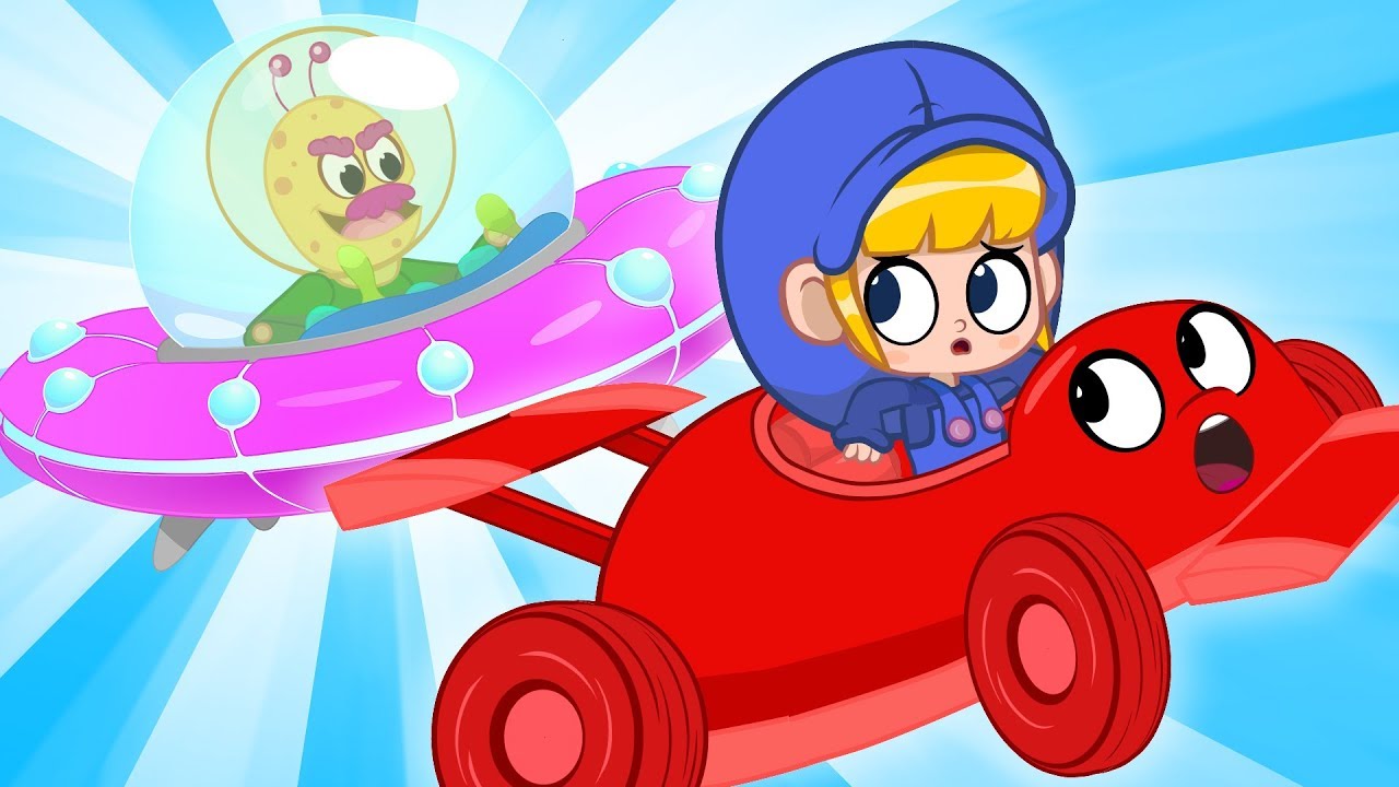 Mila & Morphle Literacy | Racecar Alien Race | Cartoons with Subtitles ...