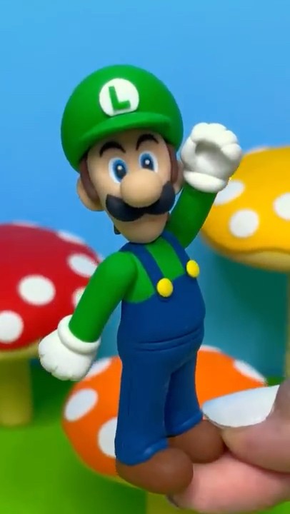 How to make Luigi with Clay #SuperMario - YouTube
