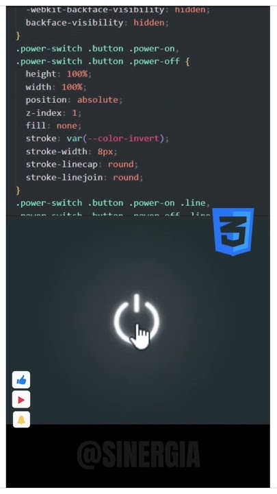 Crear un botón de encendido animado con HTML y CSS 😎 - YouTube