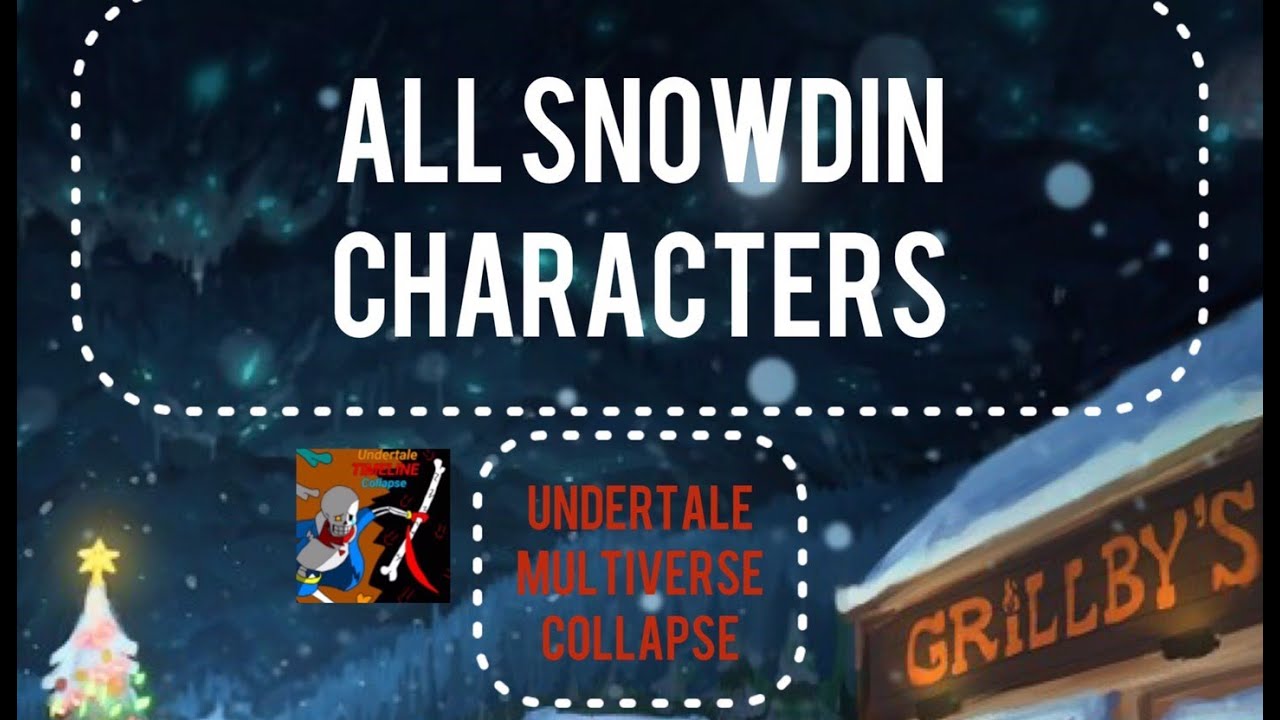 Snowdin characters [Showcase] [Roblox] [Undertale: Timeline Collapse ...