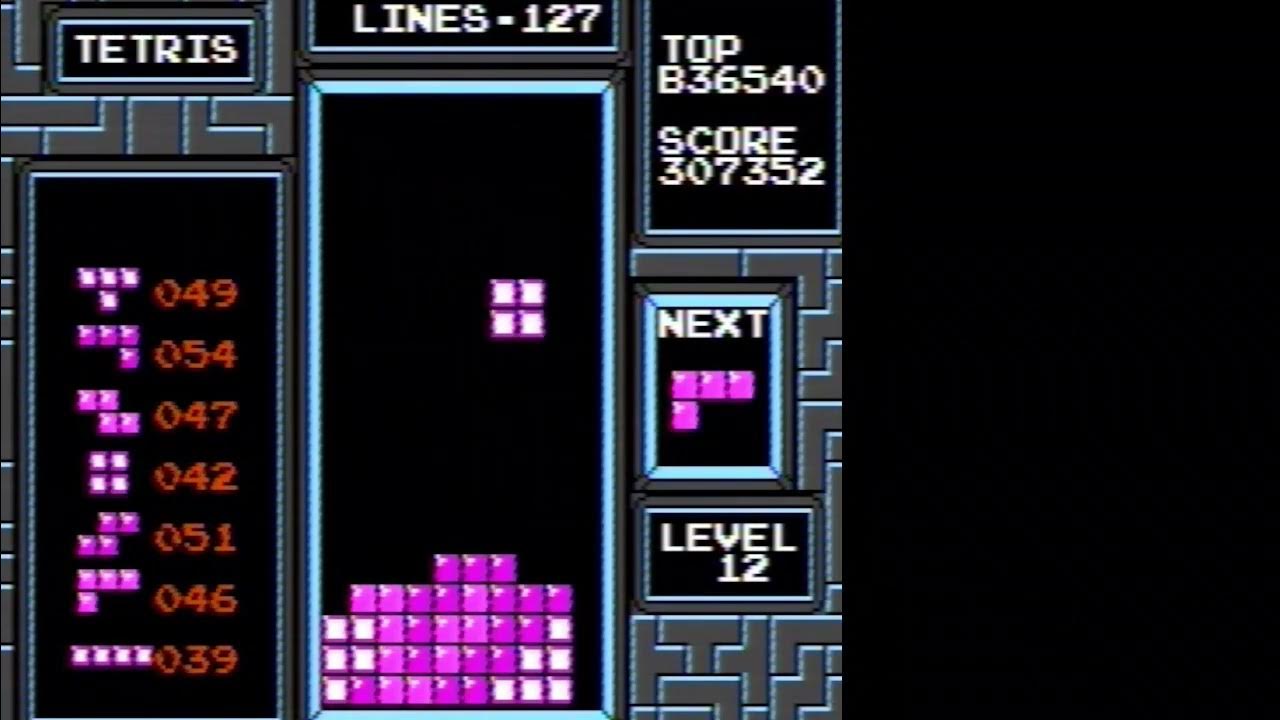 [NES Tetris] Level 7 Start, D54780, Level 38 - YouTube