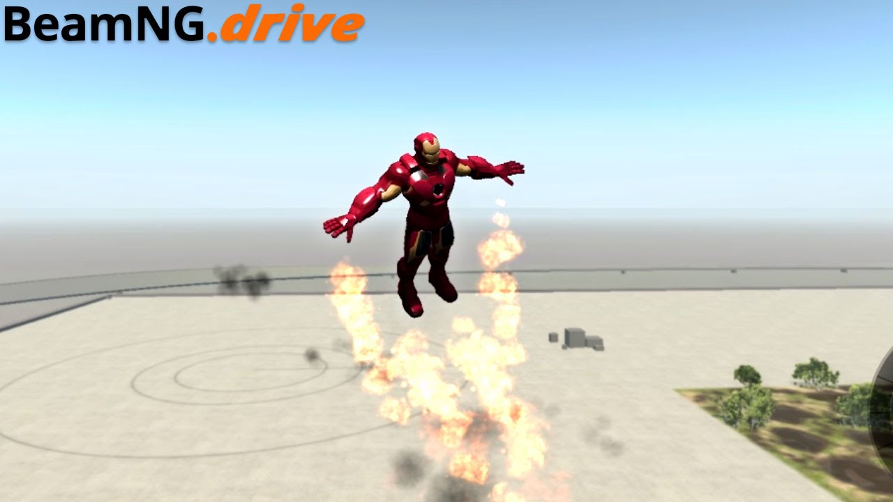 BeamNG Drive - Iron Man Mod - YouTube