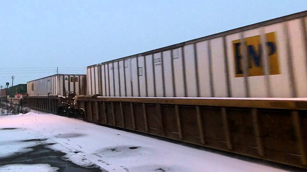 CP 241 w/ CP Engines 8784 & 9585 lead this WB Autorack/mixed/Intermodal ...