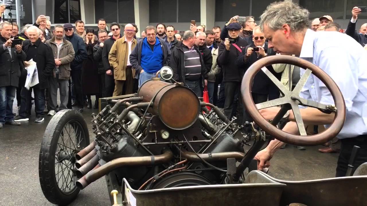 200hp 1905 Darracq - Retromobile - YouTube