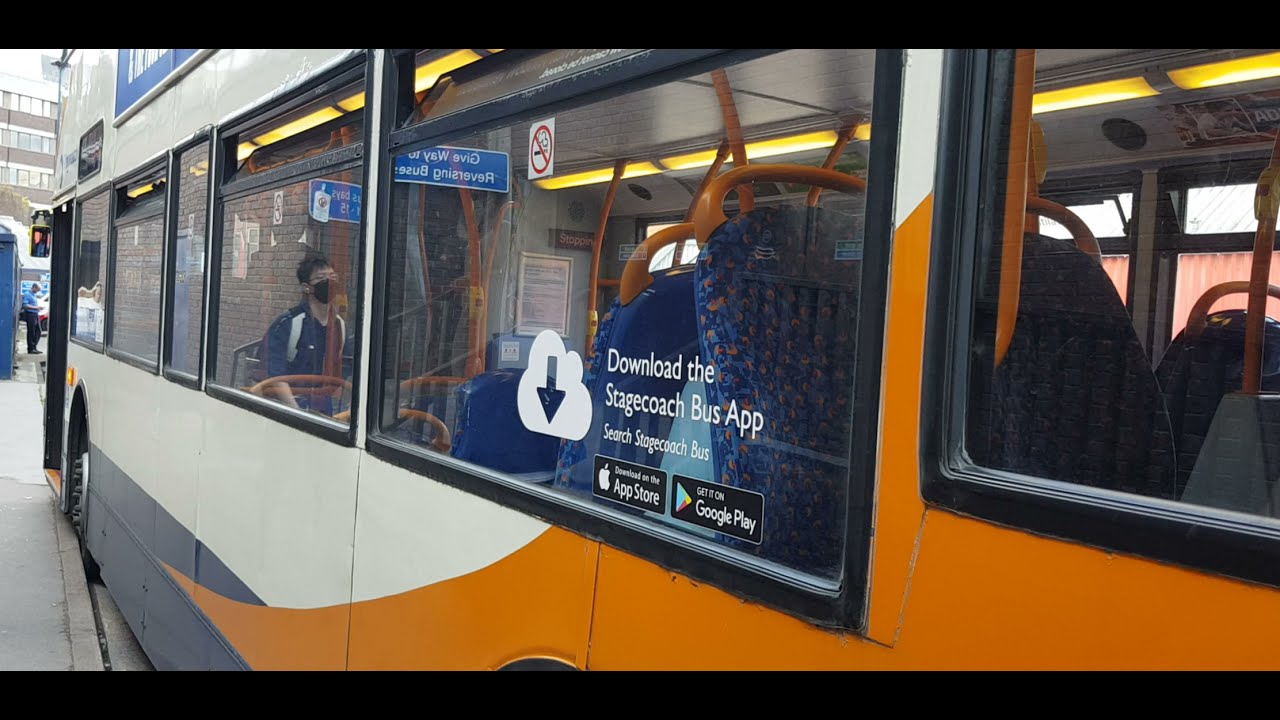 Here is the stagecoach bus 18185 on the number 1 in Guildford Saturday ...