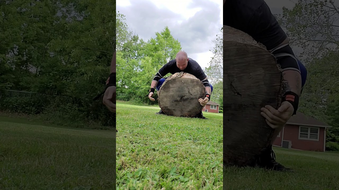 Shouldering the stump part 1 - YouTube