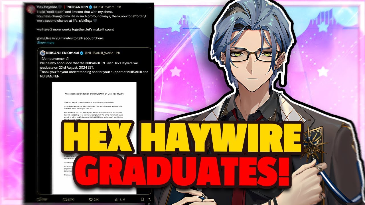 NijiEN Hex Haywire Graduation Was Planned Since January? - YouTube
