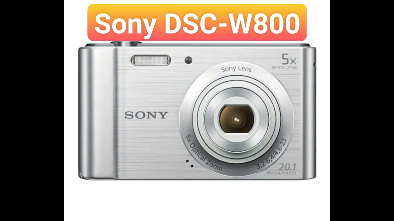 Review sony DSC-W800 - YouTube