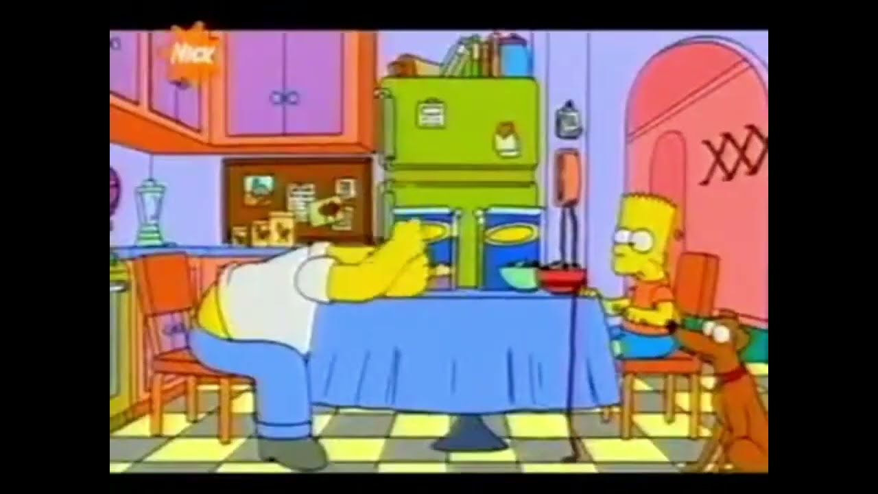 Kellogg's Bart Simpson's No Problemo's Cereal UK 2002 Advert 2 - YouTube