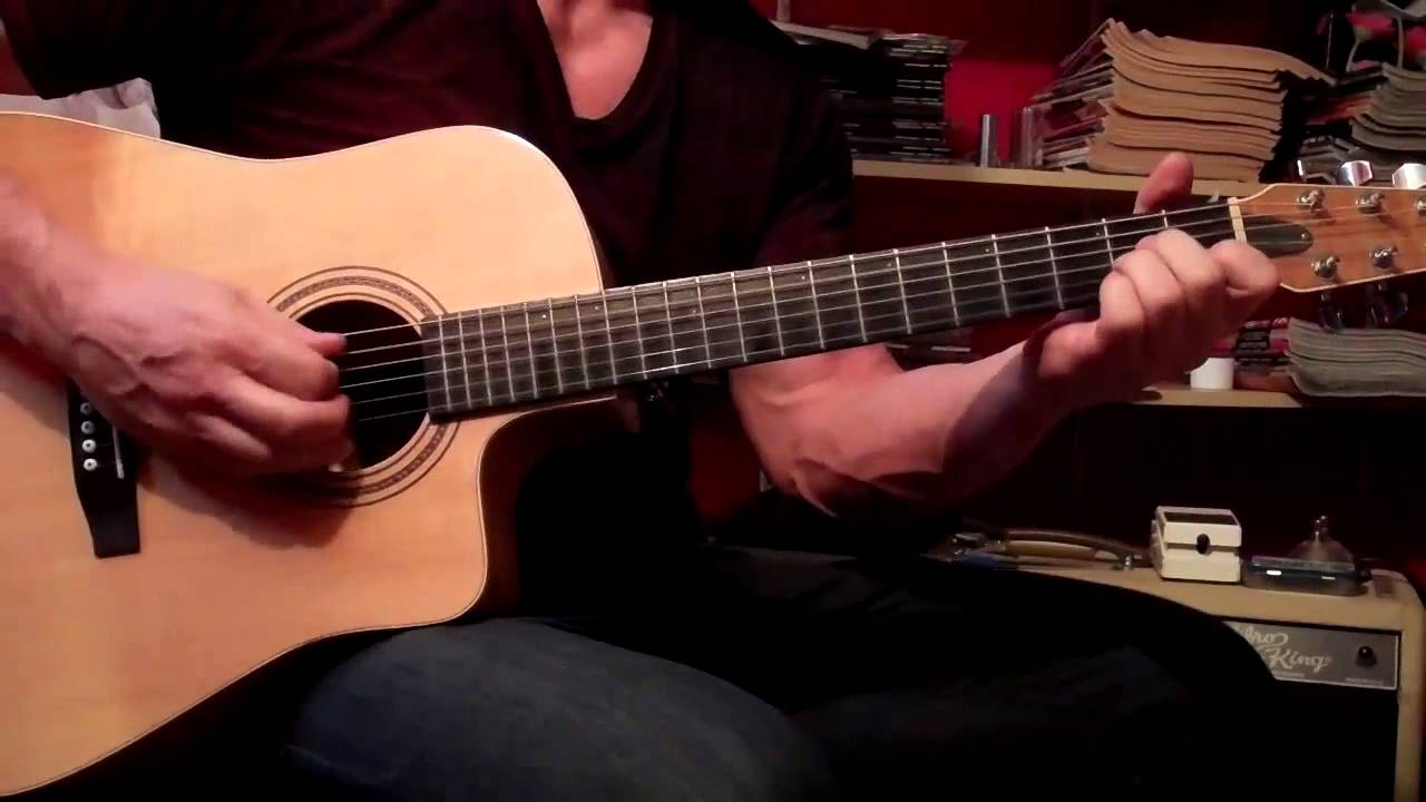 ALRIGHT acoustic guitar lesson Darius Rucker - YouTube