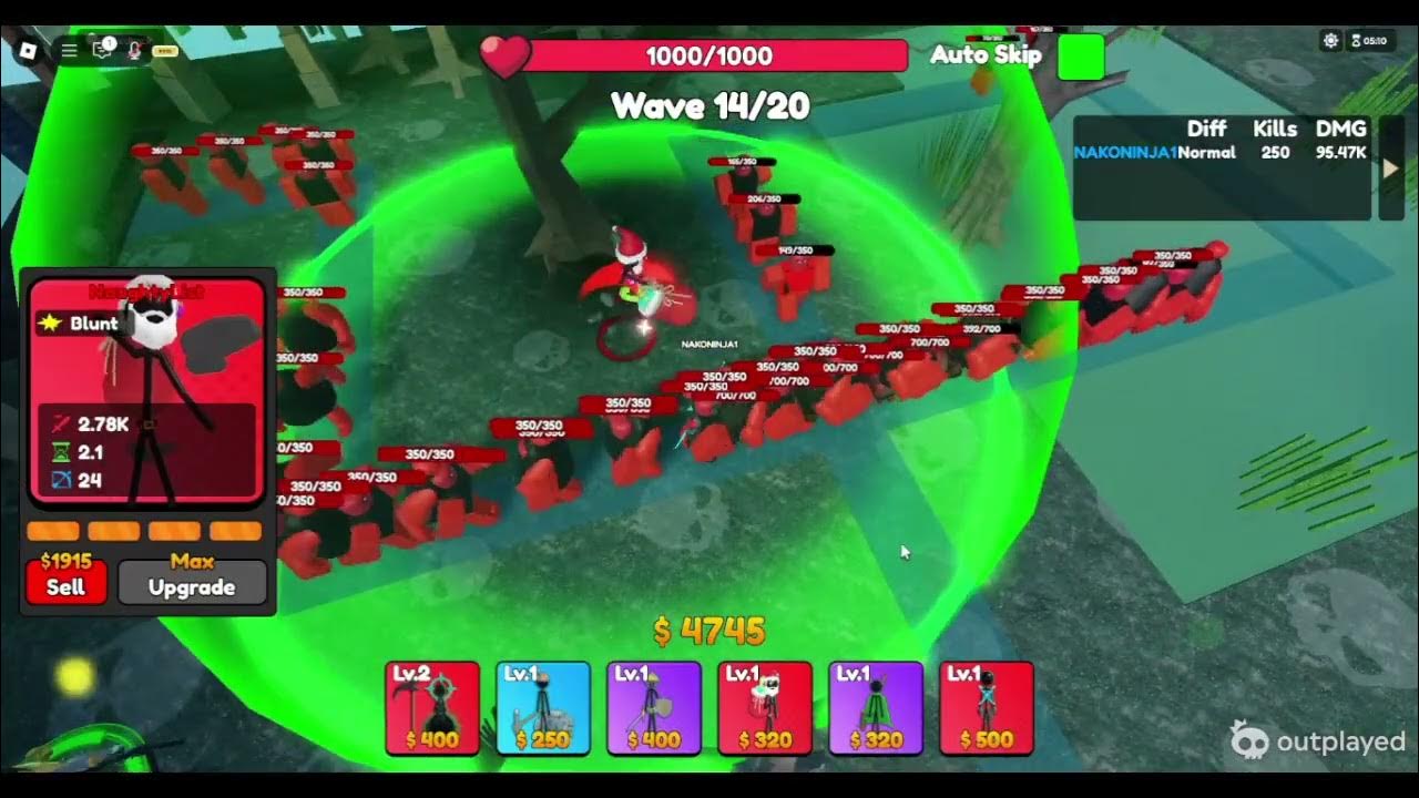 Stickman TD : Showcase of Santa Tower - YouTube