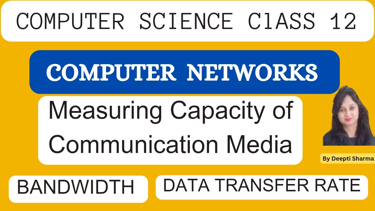 Measuring Capacity of Communication Media | Bandwidth | Data Transfer ...
