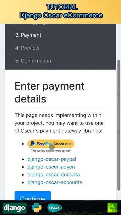 Django Oscar eCommerce Tutorials - YouTube