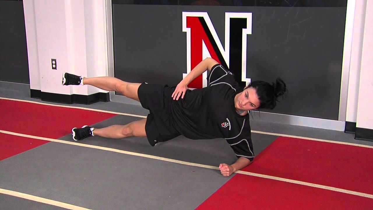 Lateral Bridge w/abduction hold - YouTube