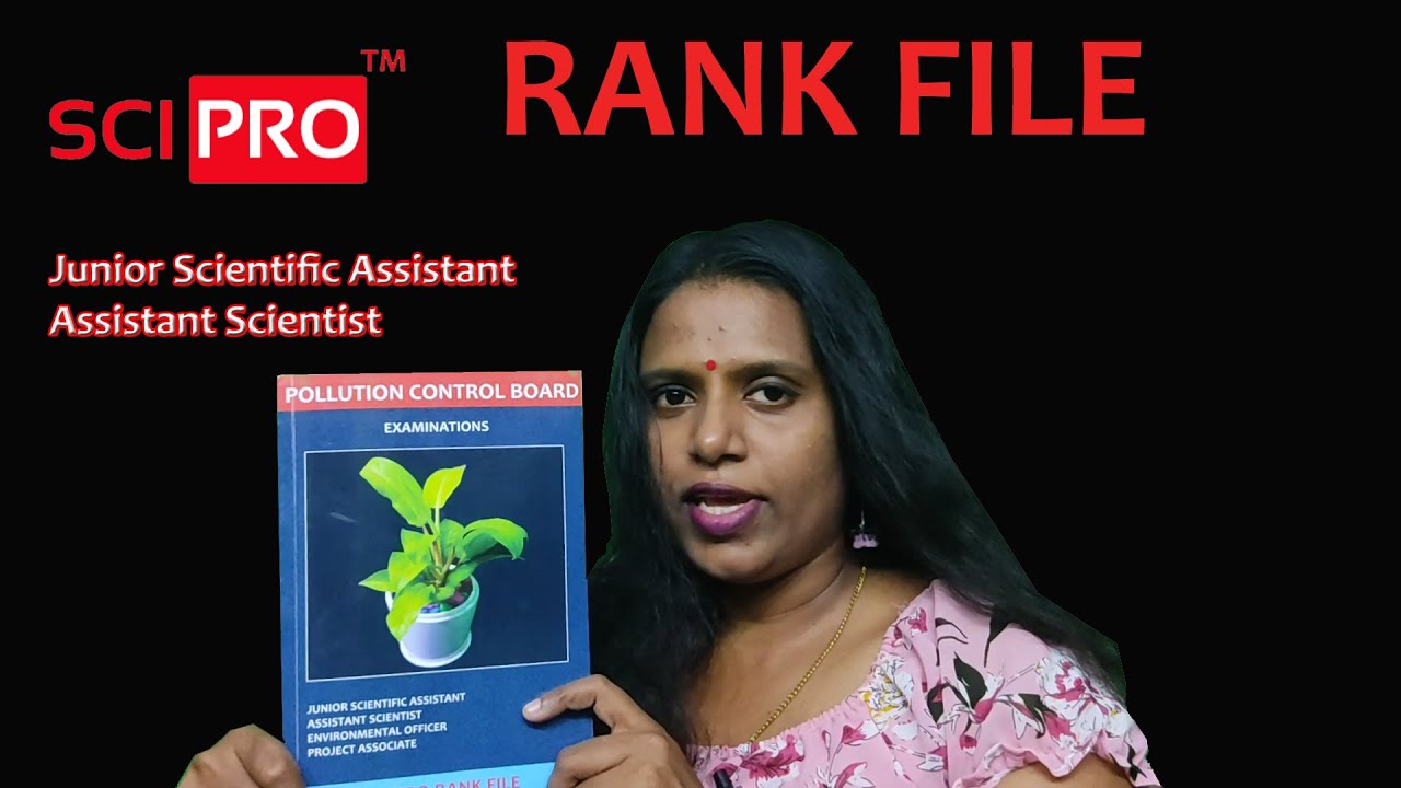 KERALA POLLUTION CONTROL BOARD RANK FILE |Assistant SCIENTIST| Junior ...
