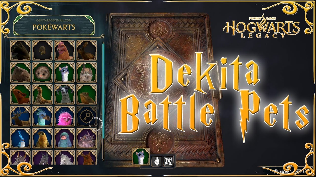 *NEW* Dekita Battle Pets Mod For Hogwarts Legacy - YouTube