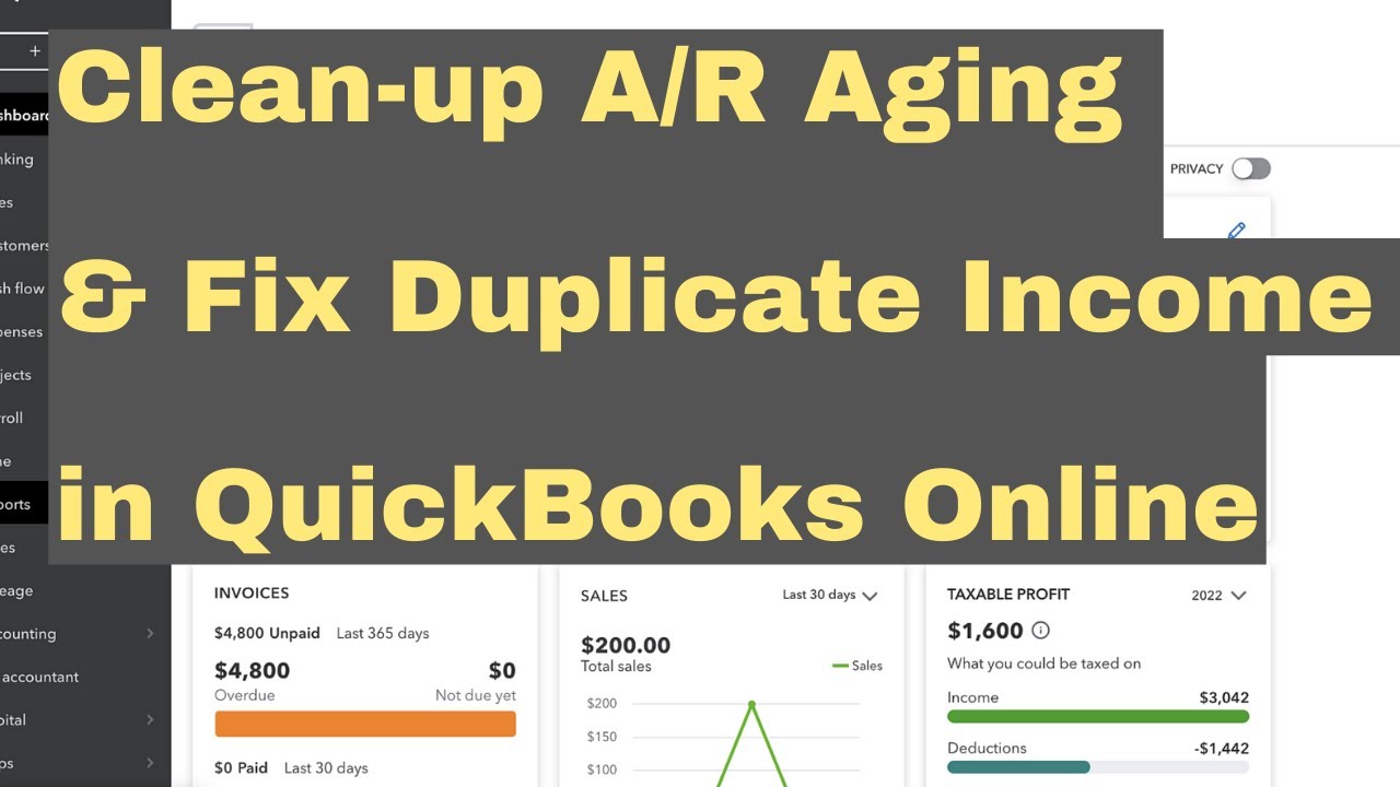 Fix Duplicate Income Clean up A R In QuickBooks Online YouTube fix-duplicate-income-clean-up-a-r-in-quickbooks-online-youtube