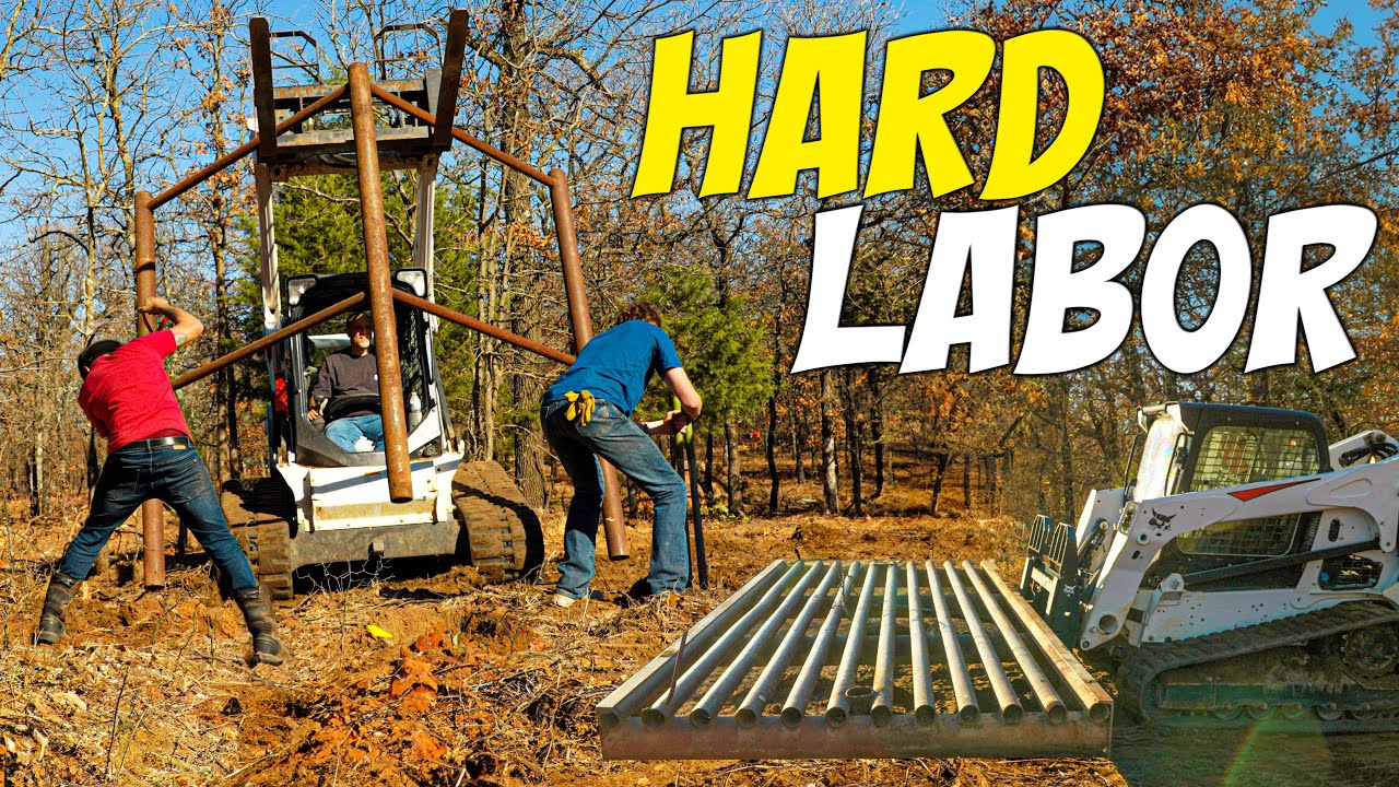 A WEEK Worth of WORK in 1 DAY!! Hard Labor With FRIENDS / Homestead ...