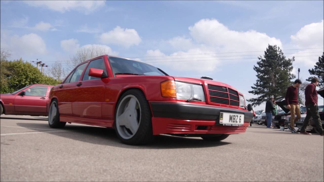 Genuine Mercedes Benz 190E BRABUS RHD WMGTG Stance W201 auto_barn - YouTube