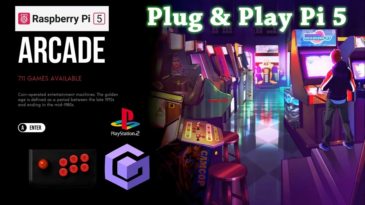 The Easiest Way To Retro Game on The Pi 5 - Plug and Play 128gb - YouTube