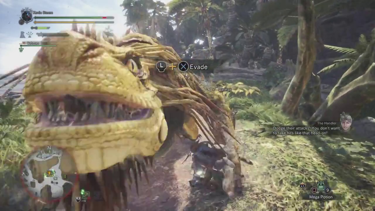 Monster Hunter: World - Character Creation & Great Jagras Boss Fight ...