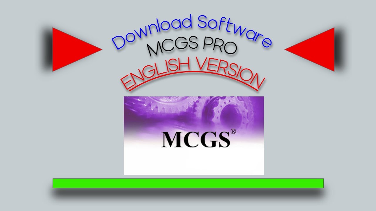 DOWNLOAD MCGS PRO ENGLISH VERSION - YouTube