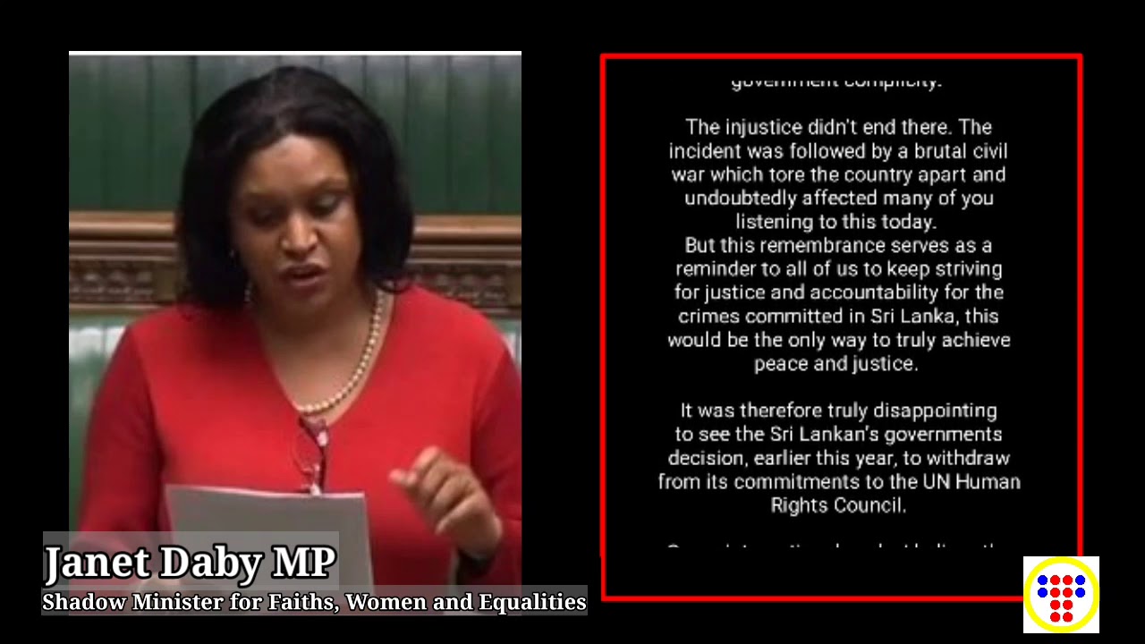 Janet Daby MP, Black July Remembrance Day - London 2020 - YouTube