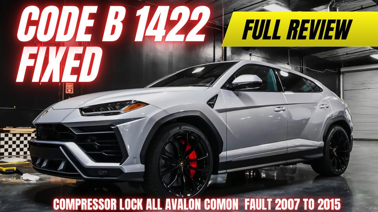 B1422 Ac Compressor Lock Avalon 2007 to 2014 Models - YouTube