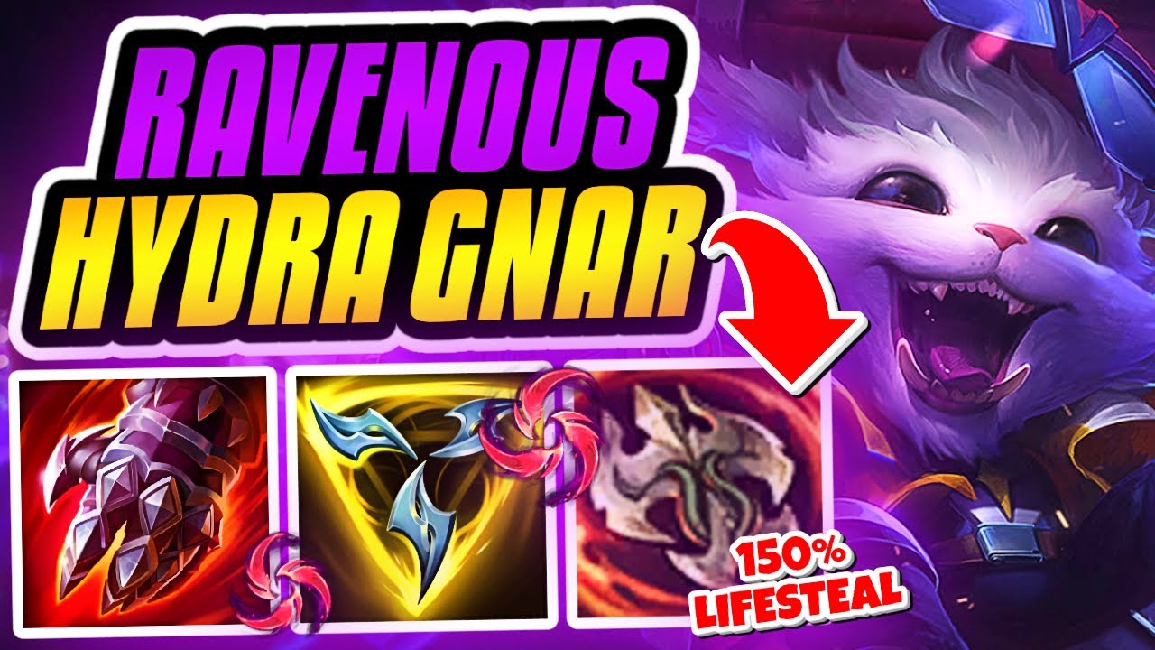 WHAT IS RAVENOUS HYDRA GNAR?!? Season 14 Gnar Gameplay (League of ...
