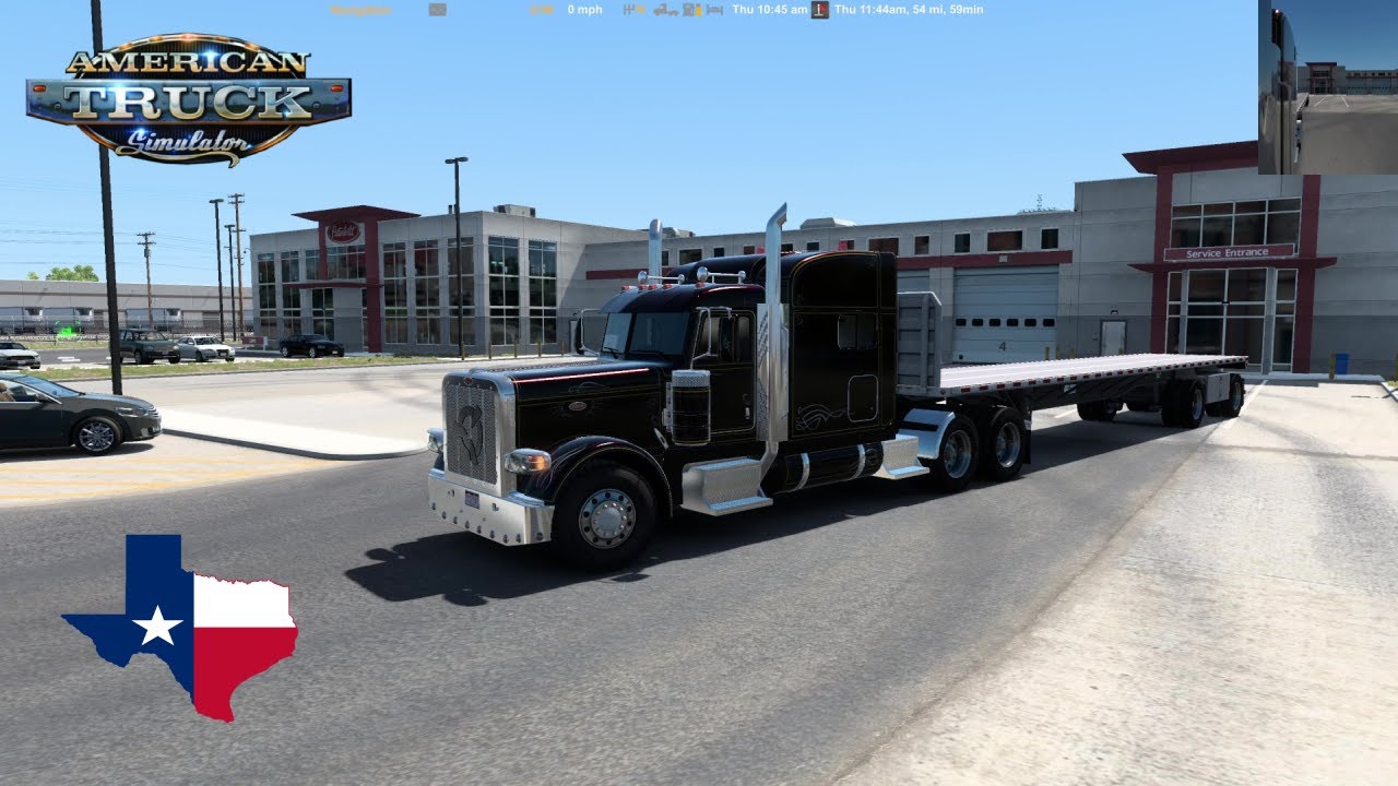 Silver Falls rest area, Texas - American Truck Simulator - YouTube