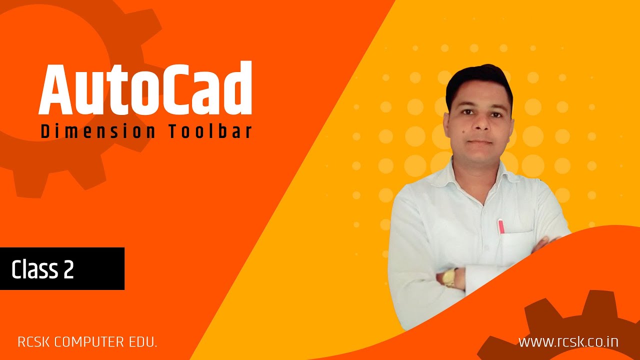 AutoCad Dimension part 2 | Baseline | Dimension Space | Radius - YouTube