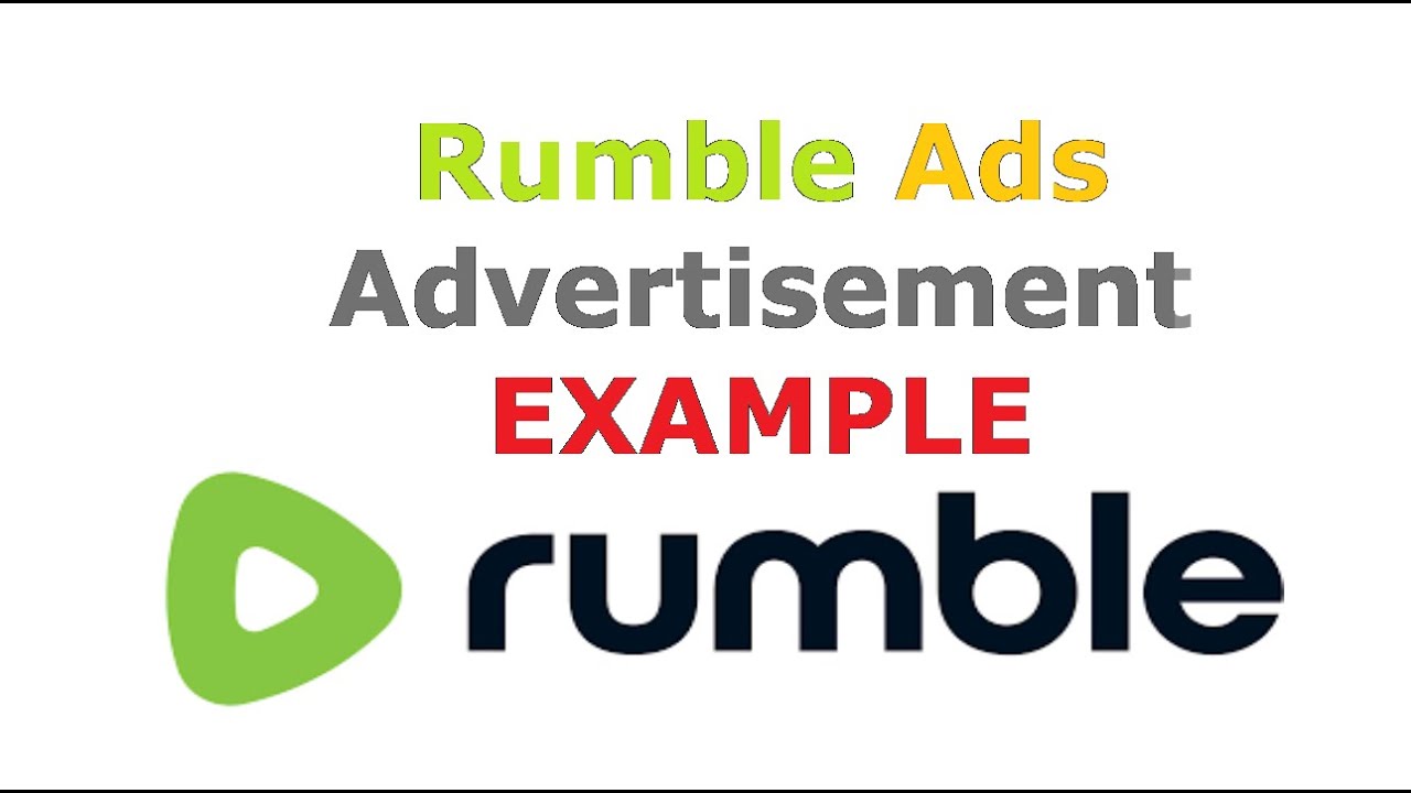 How To Create Rumble Ads in 4 Minutes Display Advertisement - YouTube