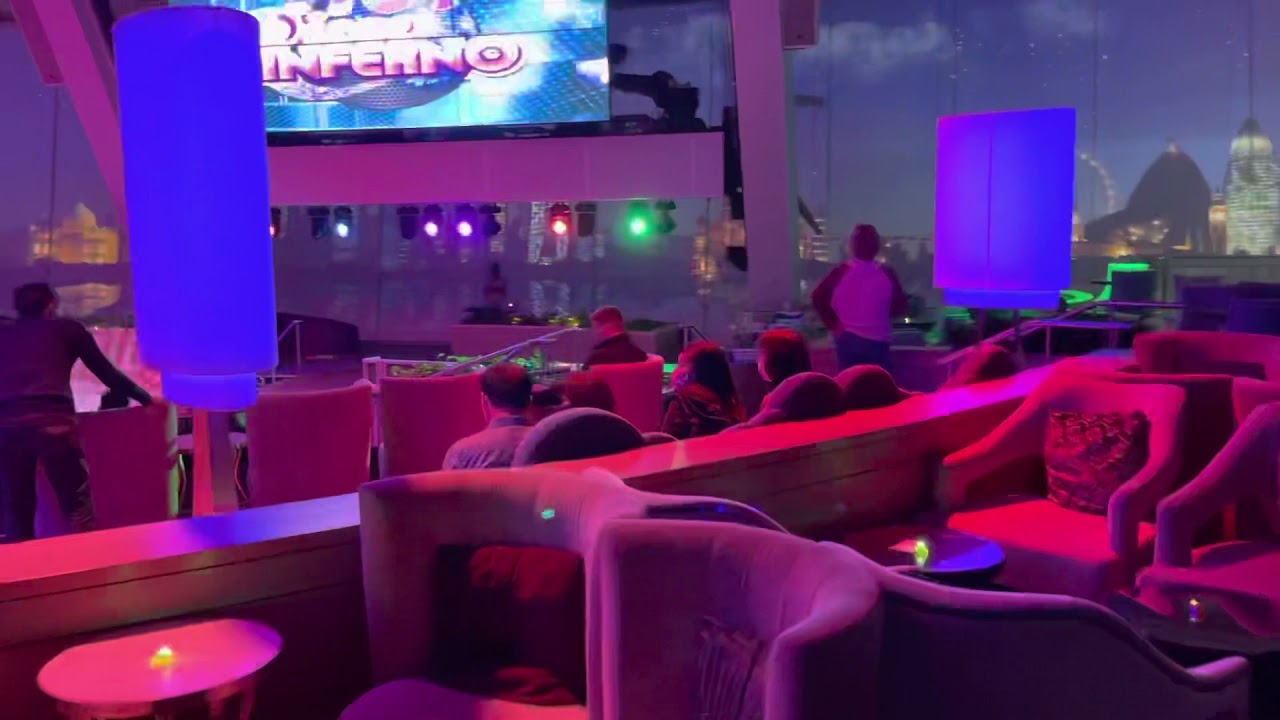 Nightlife on the cruise ship Ovation of the Seas 02/10/2021 - YouTube