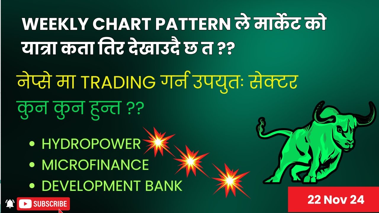 Weekly chart pattern ले मार्केट को यात्रा कता तिर देखाउदै छ त ?? - YouTube