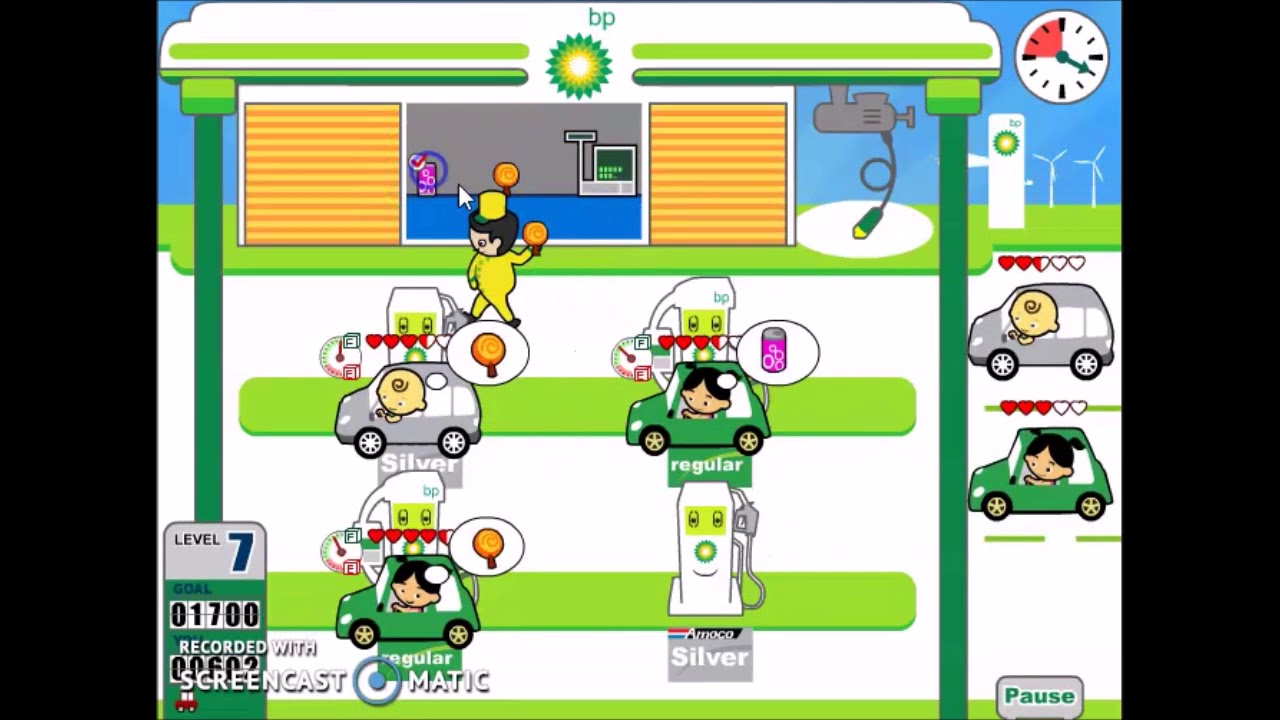 GAS MANIA Level 5 - 10 Game Miniclip Walkthrough - YouTube