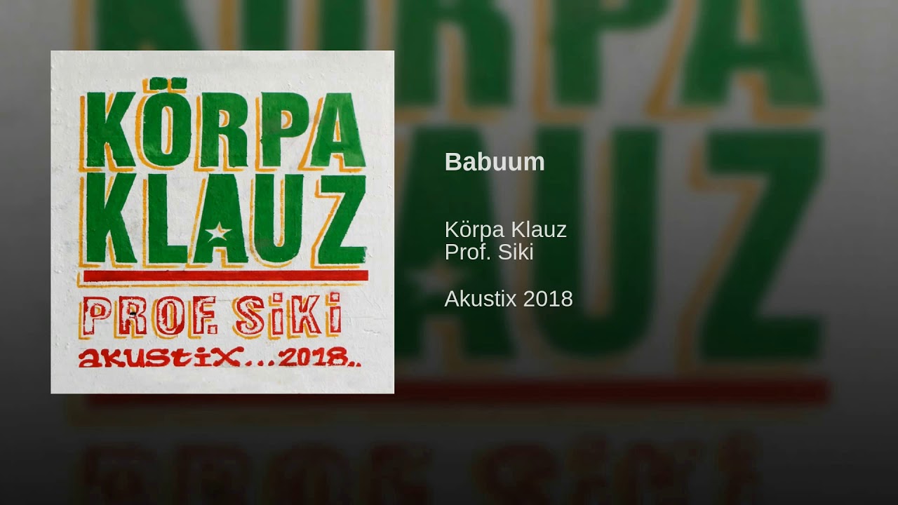 Babuum Akustix-Style feat. Prof.Siki - YouTube