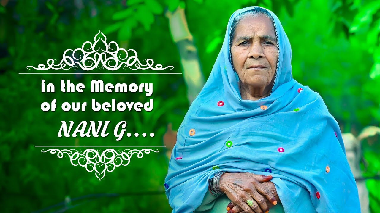 In the memory of our beloved ! NANI G........ - YouTube