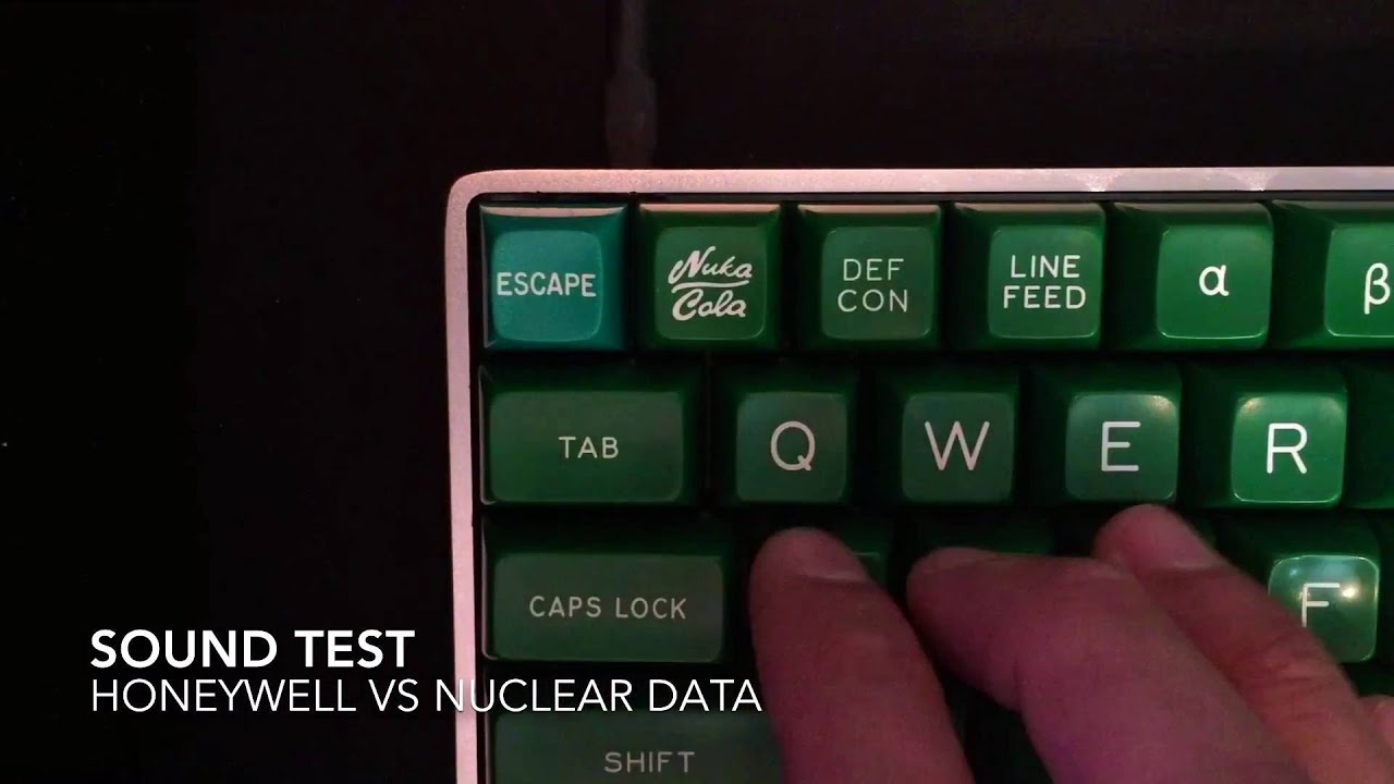 [Sound Test] Honeywell Keycap vs. Nuclear Data (SA) - YouTube