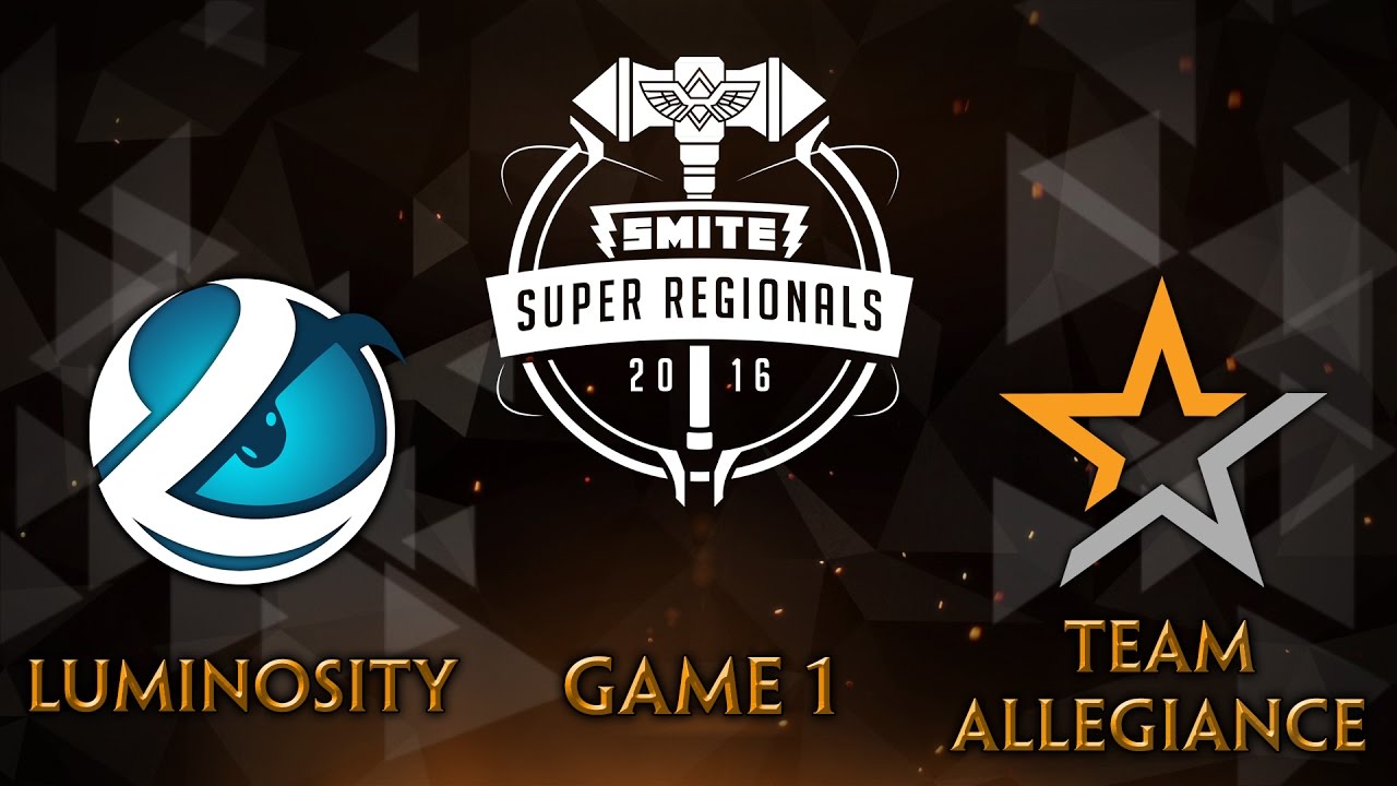 SMITE Super Regionals Day 4 - Luminosity vs. Team Allegiance (Game 1 ...