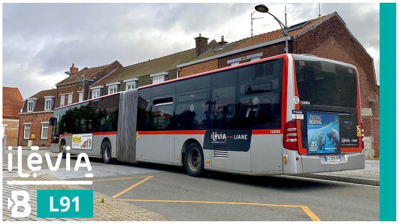 🇫🇷 ⸱ [HD] Mercedes-Benz Citaro G Facelift nº124004 - Ilevia - Liane 91 ...