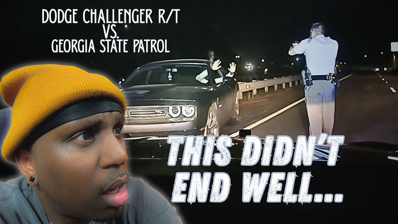Georgia State Police chase fleeing Dodge Challenger R/T - YouTube