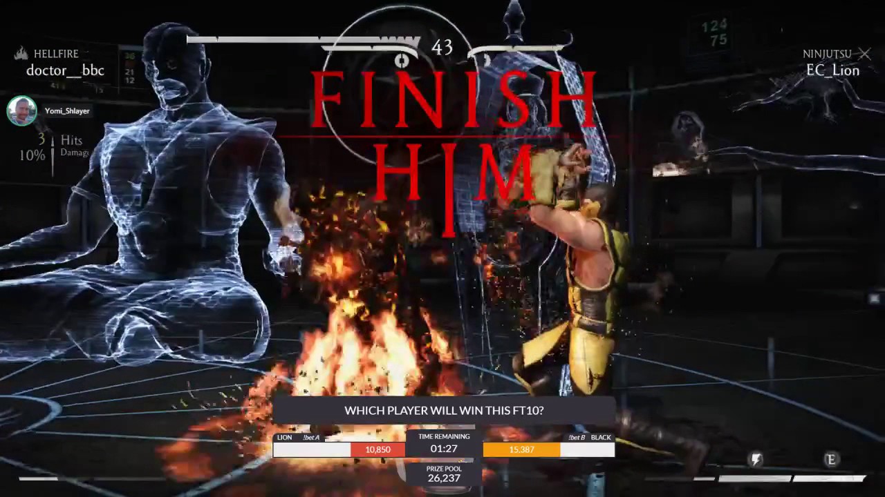 Frozen Acid (Scorpion - Hellfire) VS Lion (Scorpion - Ninjitsu) FT10 ...