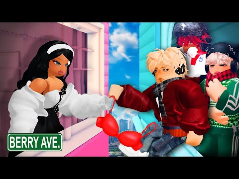 The girl NEXT DOOR is being pursued by 3 POPULAR BOYS ( FULL ) | 💖 Berry Avenue Roleplay Story 💖