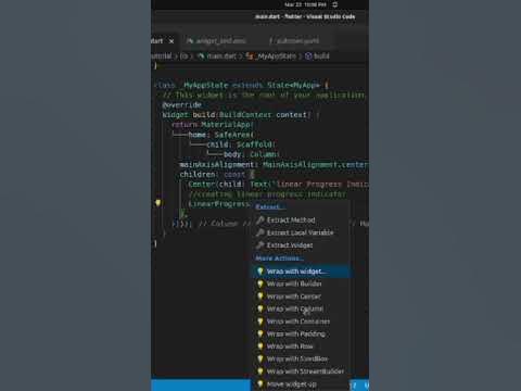 Linear Progress Indicator Or Linear Loader in Flutter #shorts - YouTube