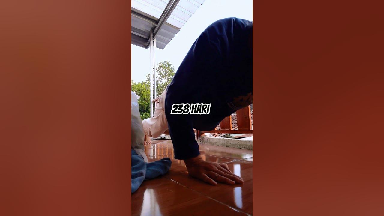 tantangan 366 hari hanya push up | 238 hari #pushup #pushupchallenge #consistency #short # ...