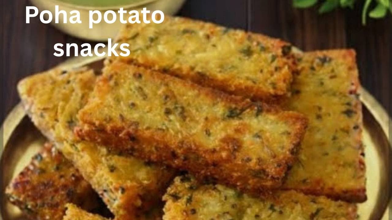 Crunchy Poha & Potato Snacks: 2 Recipes | traditional poha recipe - YouTube
