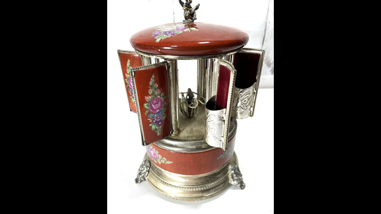 Reuge Musical Lipstick Carousel Doctor Zhivago Lara's Theme - YouTube